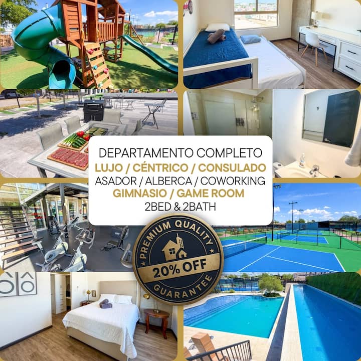 Torre Hexus | 2br, Alberca, Gym Y Más - Hermosillo