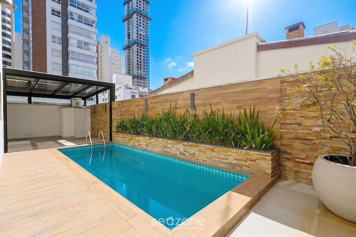 Apt. W/ Priv. Pool & Bbq Sdm0102 - Balneário Camboriú