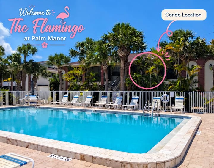 The Flamingo At Palm Manor 2br Pool View - Englewood, FL