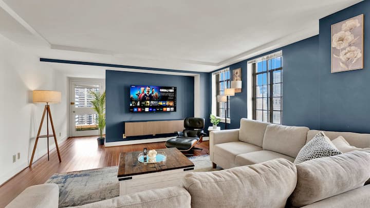 Chic 2bd | Center City | 6 Beds | Near City Hall - 캠던