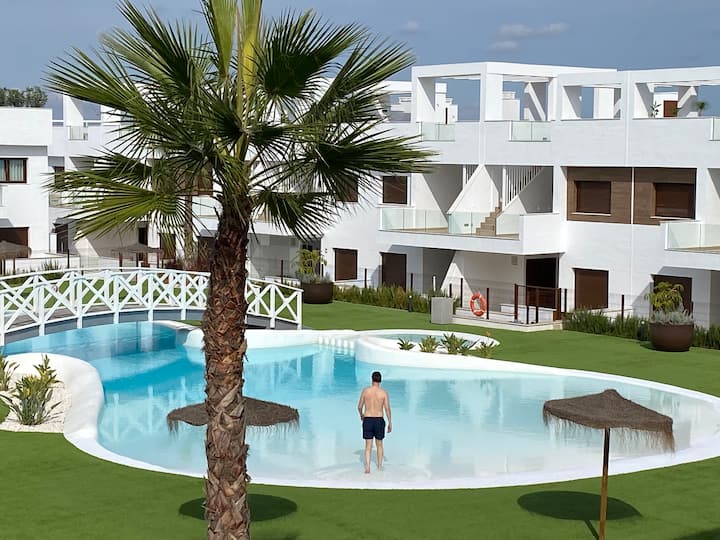 Penthouse With Private Rooftop&pool In Torrevieja - Villamartin