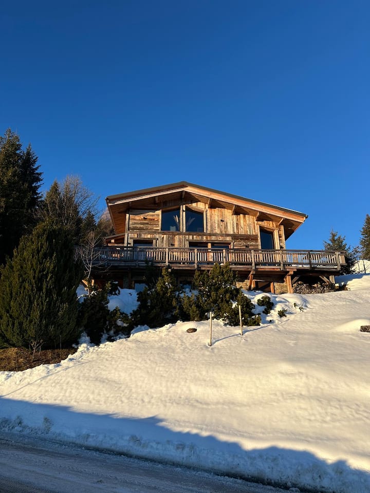 Grand Chalet Avec Piscine Privée Et Bain Nordique - Crest-Voland