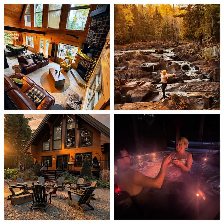 Chalet Spacieux+spa Intime+panorama Naturel - Shawinigan