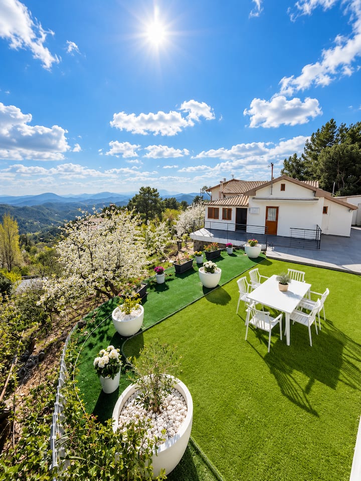 Prodromos Retreat With Garden, Cherries & Views - Педулас