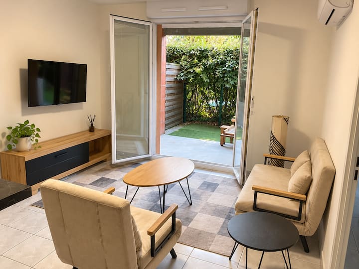 T2 Blagnac | Clim  Terrasse  Parking  Piscine - Colomiers
