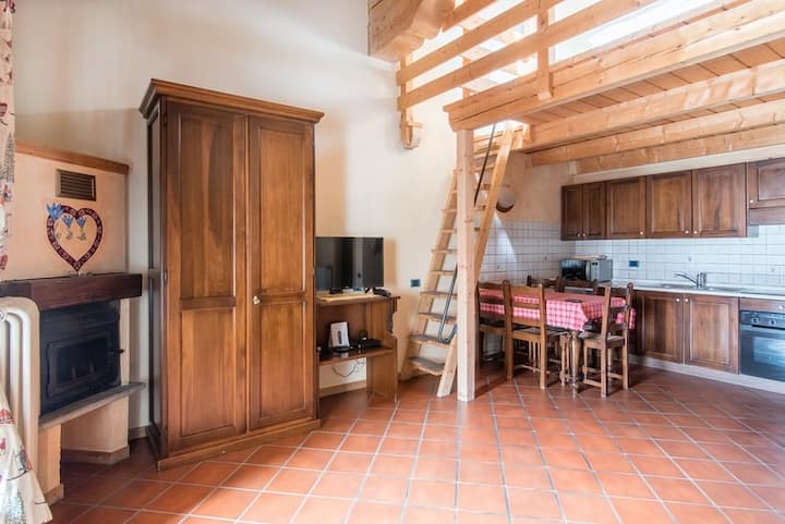 Ruetoreif - Monolocale 5 Posti Con Soppalco O - Gressoney-Saint-Jean