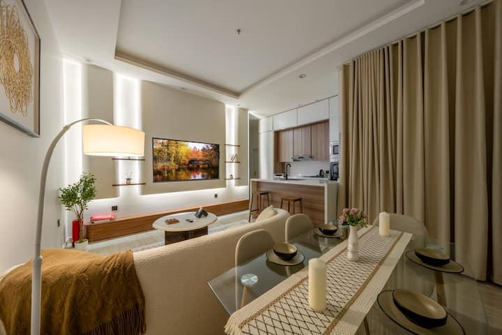 Modern 2br Apartment | غرفتين وصالة بتصميم مودرن - Saudi Arabia