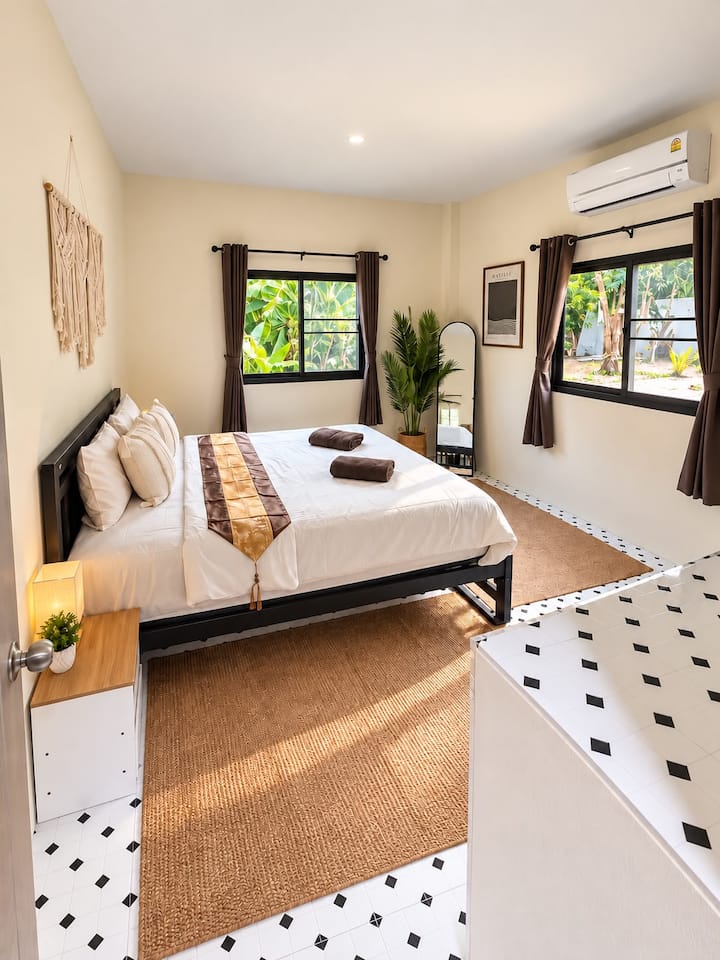 Modern Tropical House 2br 5min Bangrak Beach - Ko Samui