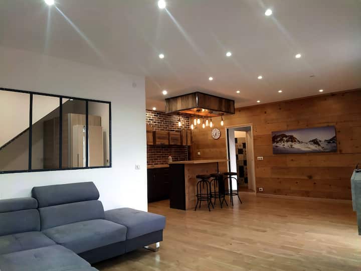 Spacieux Loft Style Industriel - Chambéry