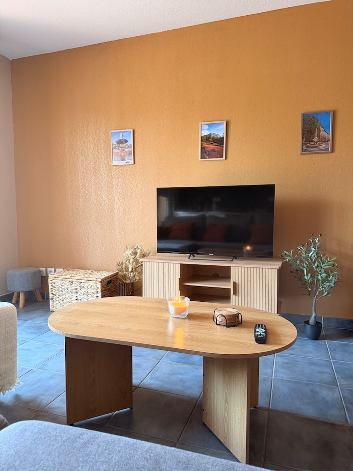 Appartement Lumineux Grande Terrasse Ensoleillée - 엑상프로방스