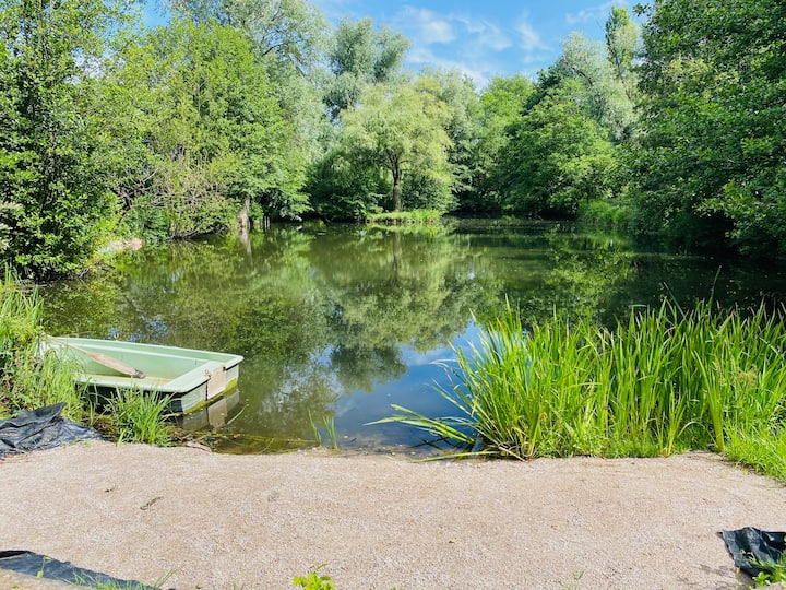 Hameau De L'ill Chalet Nature + Etang Europa Park - Erstein