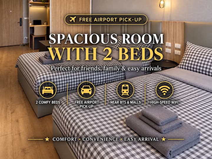 2-bed Condo + Free Airport Transfer | Phrom Phong - Thailand