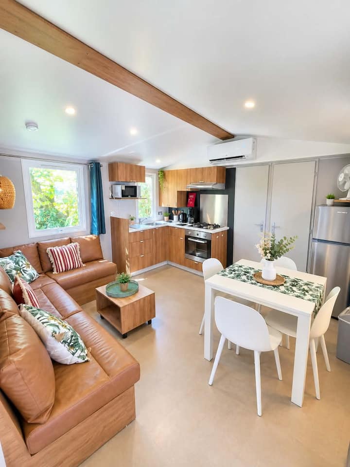 Mobil-home 4pers  Camping Le Marisol 5* - Torreilles
