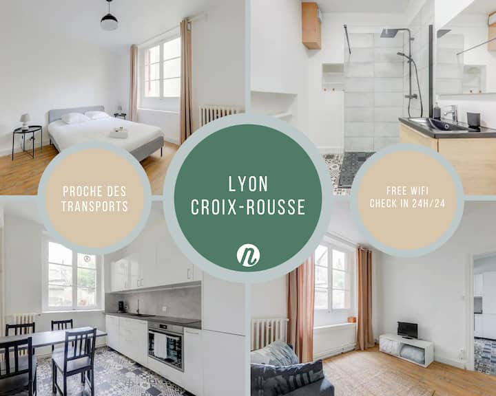 Le White Cozy - T2 Croix-rousse - Lyon