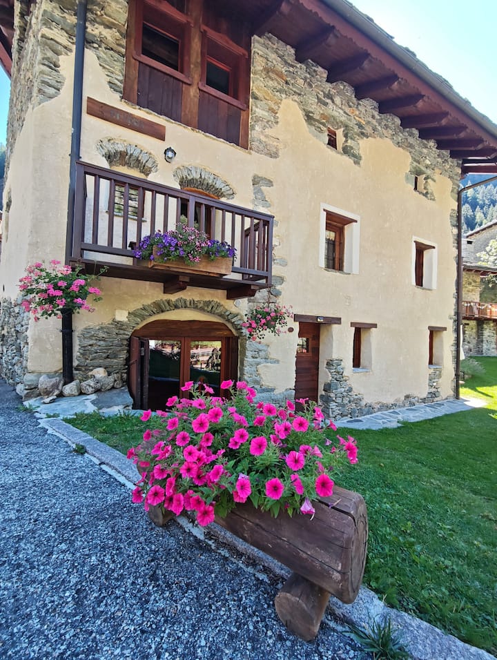 Tipico Appartamento In Casa Di Montagna - Valsavarenche