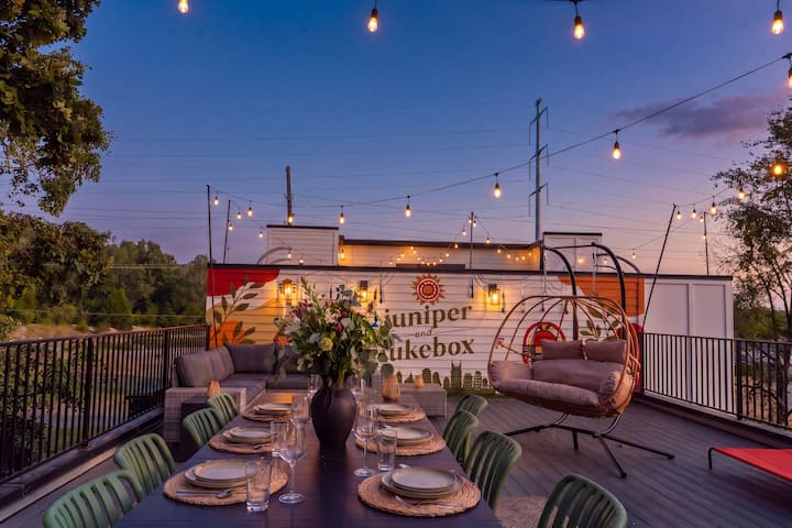 Juniper & Jukebox - Movie Room, Rooftop, 5 Bedroom - Nashville, TN