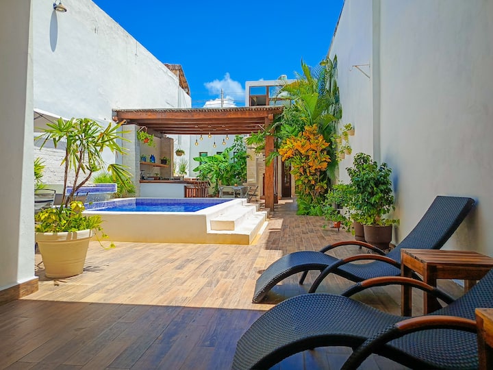 Casa Luha | Villa De 5 Habitaciones Con Alberca - Cancún
