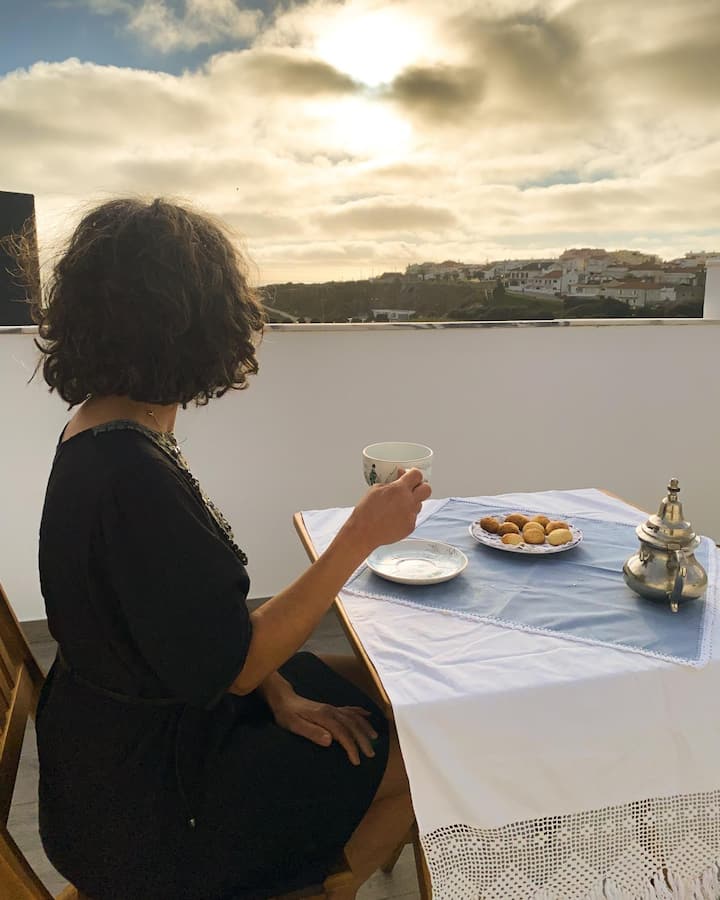 Refúgio Tranquilo - Terraço E Vista Mar Em Peniche - Peniche