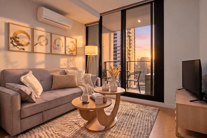 Luxury Skyline Cbd Stay | Pool, Sauna & Gym - Australien