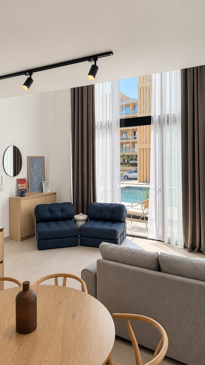 Lù Apartment | Poolside Loft Near The Beach - Orikum