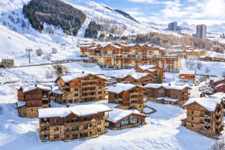 Joli Studio Cabine Proche Des Pistes Balcon - Courchevel 1850