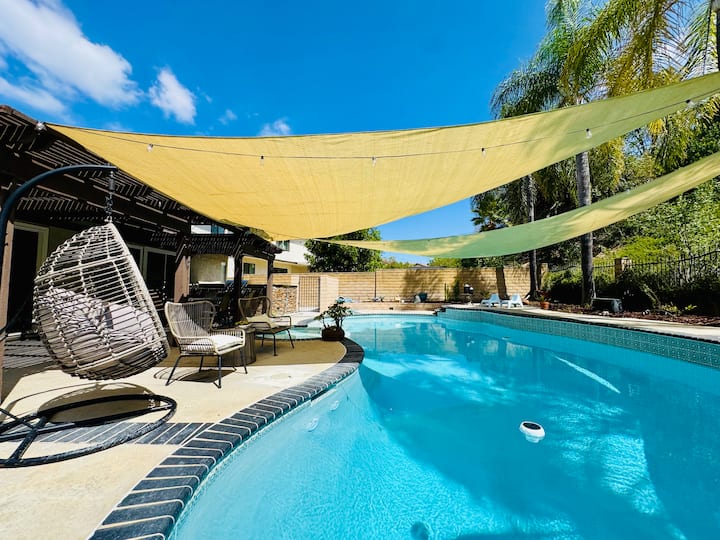 Mid-century Pool Home |Quiet Residential Retreat - Brea, CA