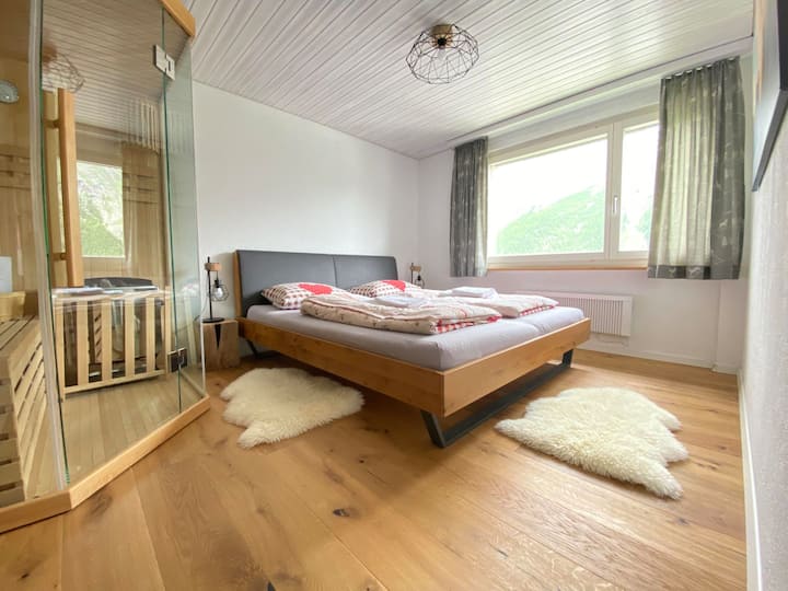 Bettina Wellness Appartement/fewo, Dusche Oder Bad - Saas Fee