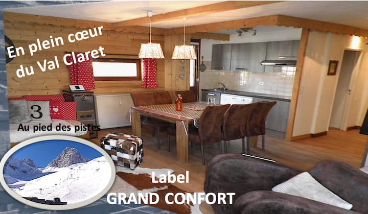 Appartement Cosy Rénové Tignes Val Claret 6 à 8 P - Val-d'Isère