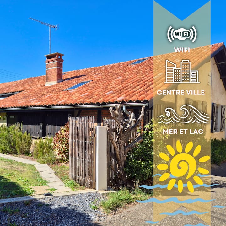 Maison Océan - Proche Mer & Lac - Wifi - Vieux-Boucau-les-Bains