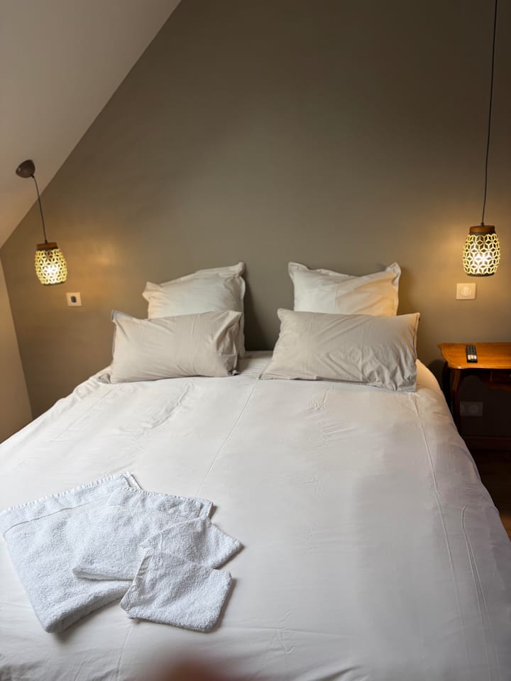 Chambre Double Du Levant Avec Salle De Bain - Bain-de-Bretagne