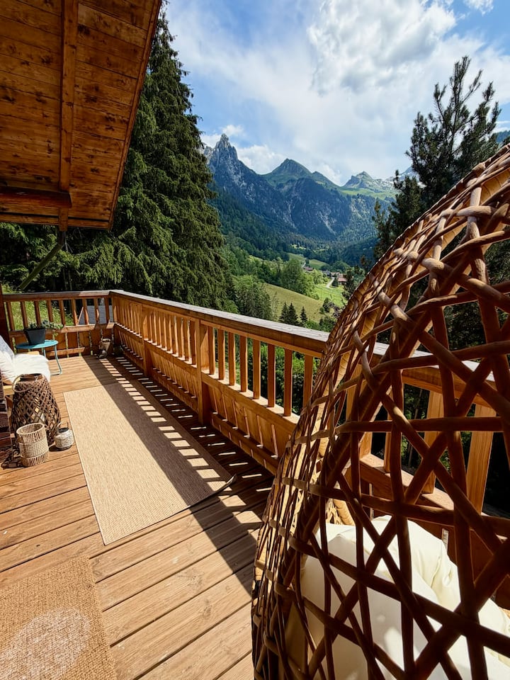 Mazot De Charme à Manigod Bain Nordique & Sauna - La Clusaz