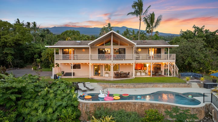 Ocean View Estate | 6 En-suite Br | Pool & Hot Tub - Hawaï