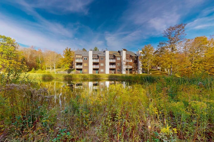 2br Ski In/ski Out W/ Views, Fireplace & Tennis - Ludlow, VT