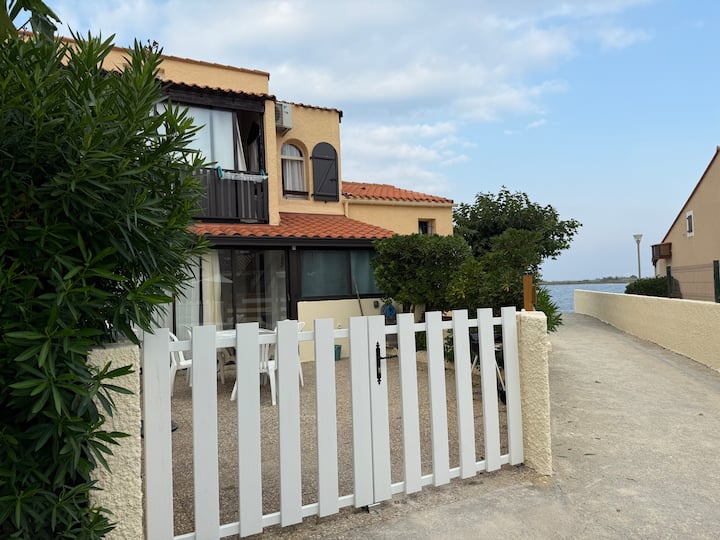 T3 Cosy Wifi Clim Terrasse En Bord De Lagune - Leucate