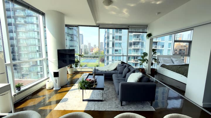 Stylish 1br In Beltline | Parking, Ac & Fast Wifi - Calgary