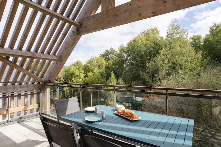 Loft Au Vert  92 M², Balcon & Proche Plages - Saint-Lunaire