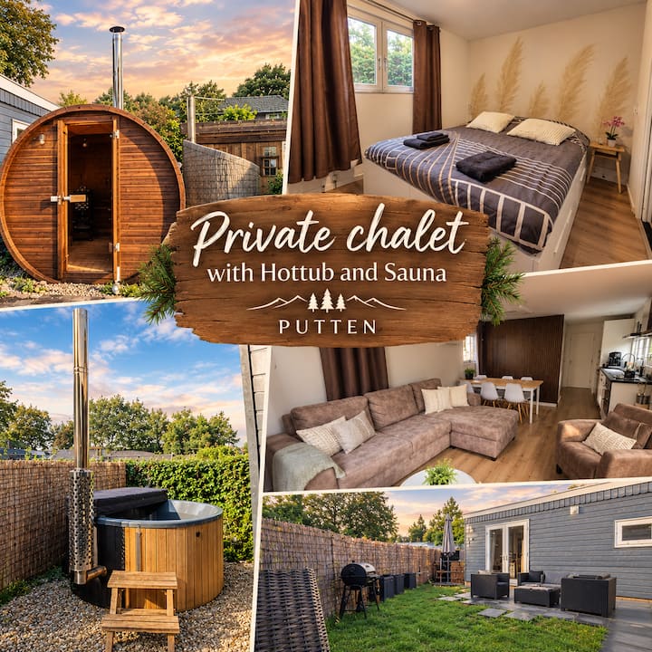 Chalet With Private Garden, Hot Tub And Sauna - Putten