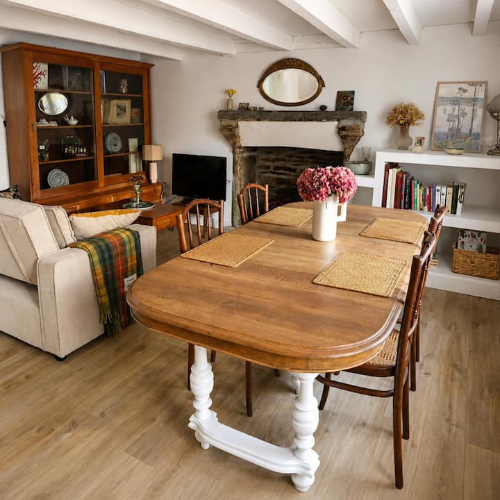 La Maison Rousse 4/6 Personnes Avec Jardin - Rochefort-en-Terre