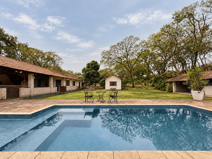 Chácara Com Piscina, Churrasqueira E Campo - Río Claro