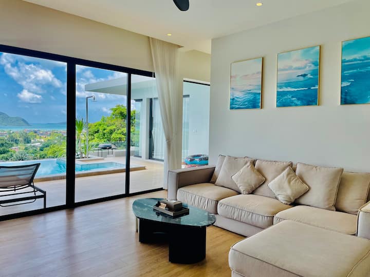 The Ocean Crown 4+1br Luxury Villa | Rawai V14 - 푸켓