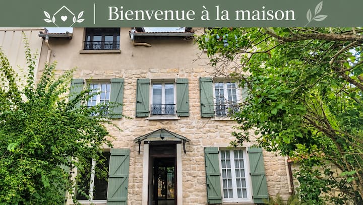 Grande Maison De Caractère Avec Jardin 15 Pers - Poissy