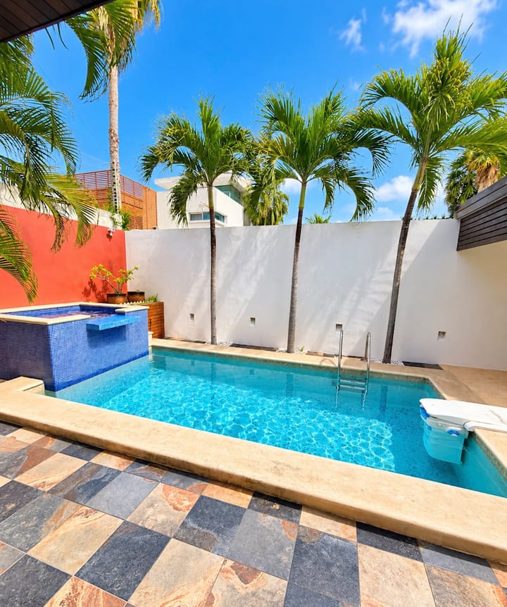 Casa Increíble Con Alberca Y Jacuzzi Privado - Cancún