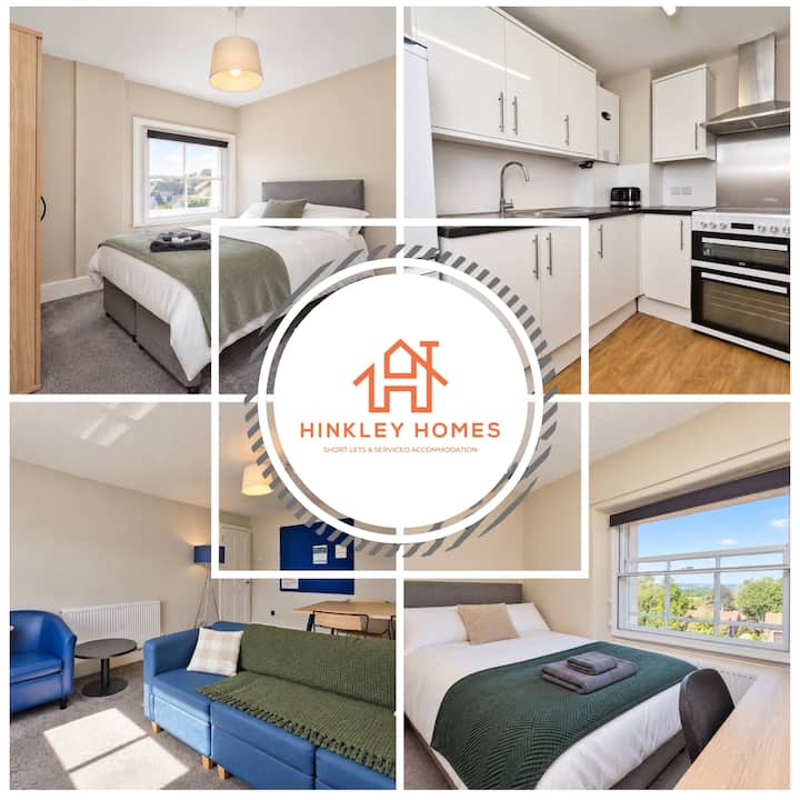 3-bed Flat, Long Term Stays - Free Parking - Taunton