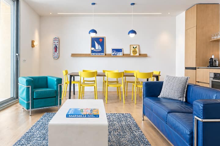 Casa Massilia, 3 Suites, Clim, +100m², Vieux-port - Marseille