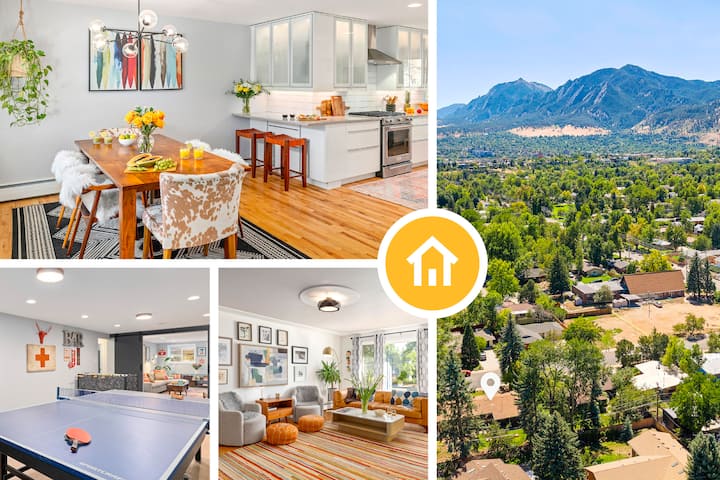 Home W/ping Pong & Foosball  5 Min To Downtown - Boulder, CO