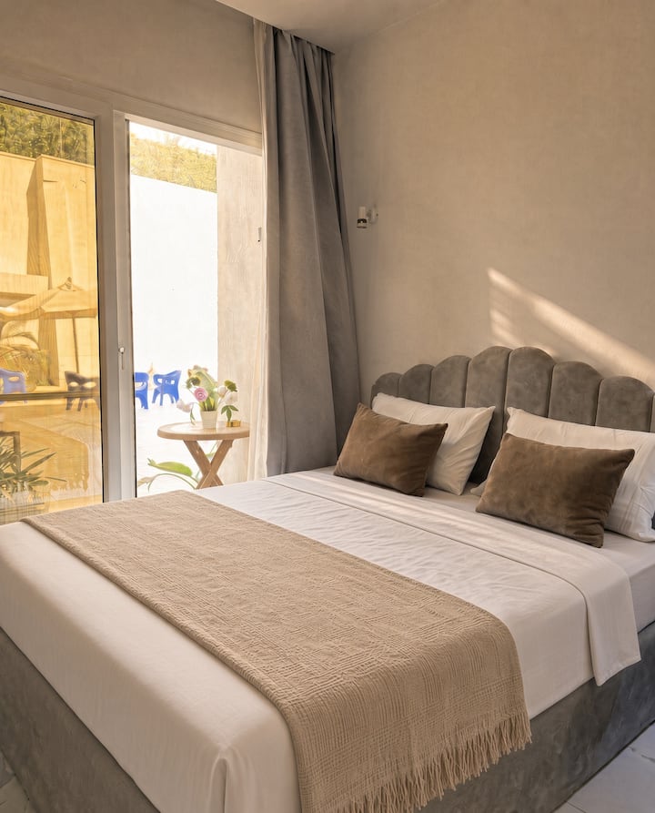Pool Studio In Sharm | Terrace & Free Wild Beach - Égypte