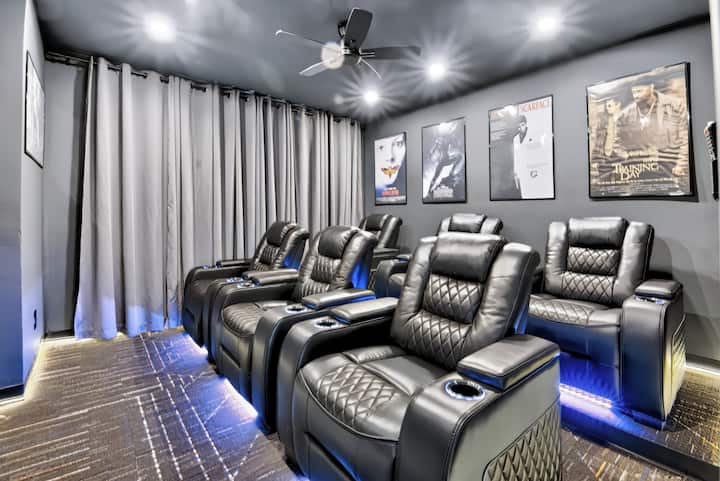 Private Theater And Game Room Perfect For Events! - Atlanta