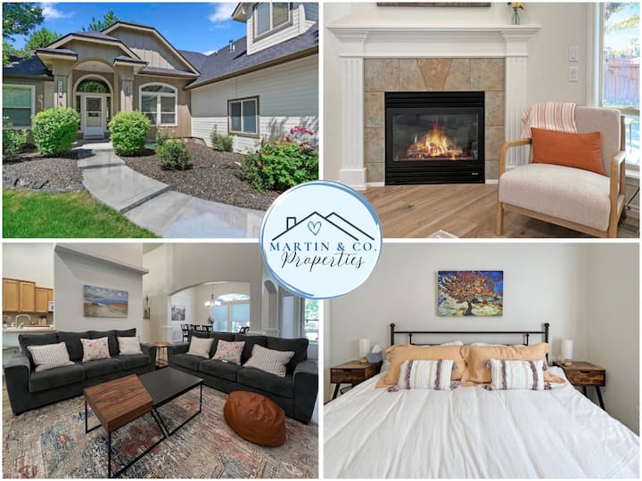 Fireside Retreat•2 King Beds•pool•central Location - Eagle Island State Park, Eagle