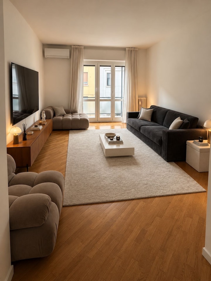 Central Station 300 Mt [Double Living Room] - Milan