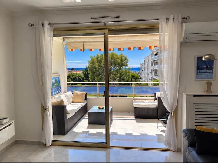ÉChappée Côte Dazur Vue Mer Plage à Pied - Cagnes-sur-Mer